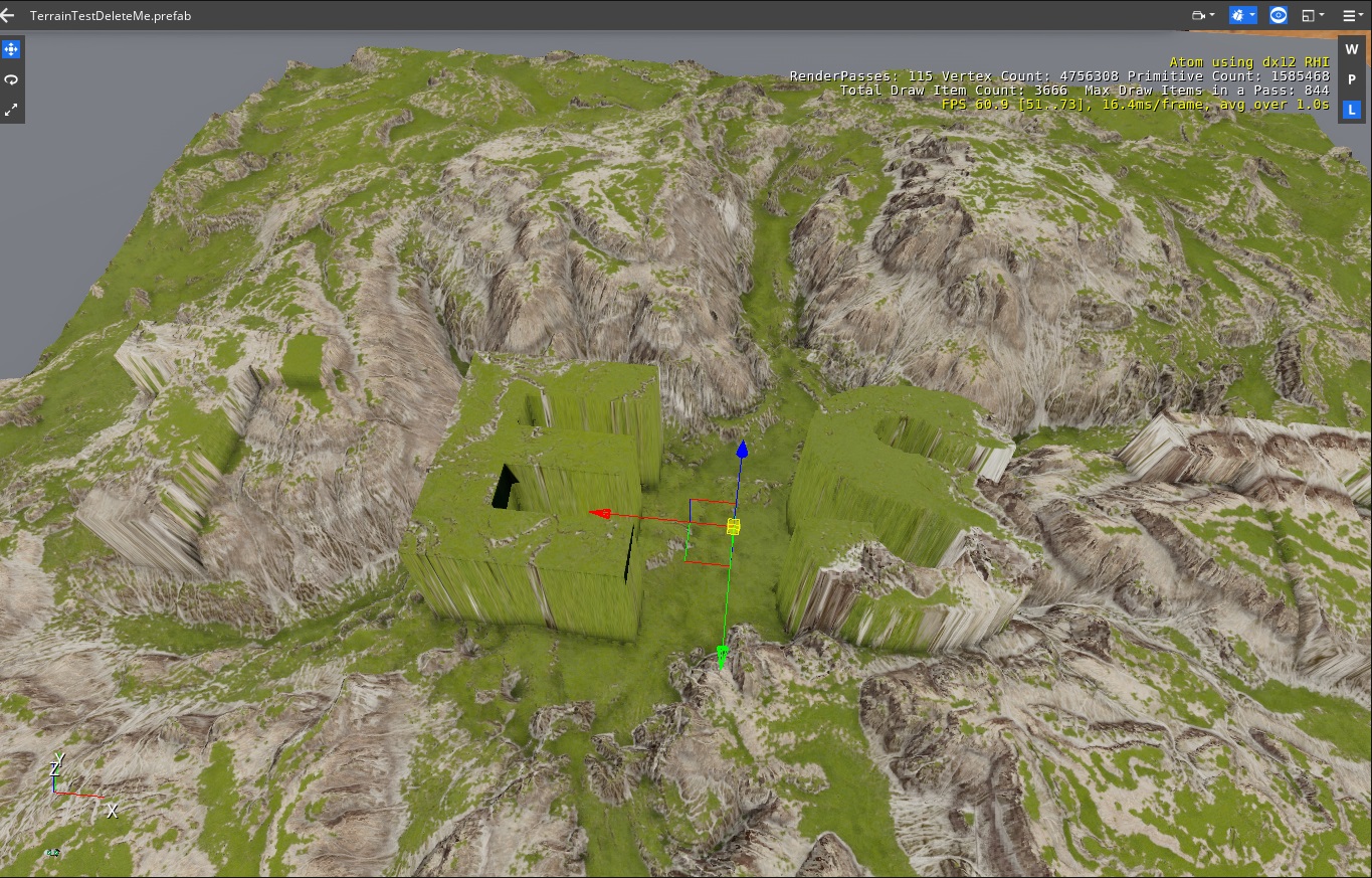 Terrain: Macro texture sometimes flickers when entering/exiting Game Mode or panning across ...