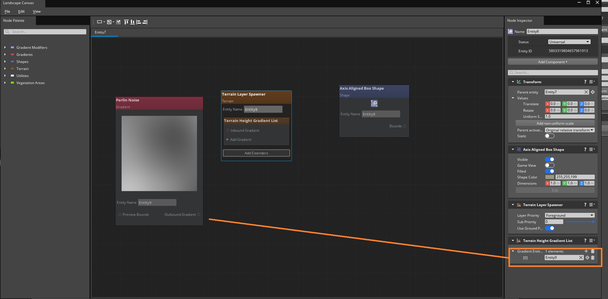 Landscape Canvas: Terrain node connections are not retained on re ...