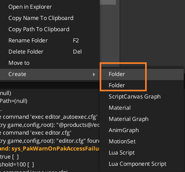 Asset Browser: "Folder" is listed twice in Create dropdown with 2 Asset Browsers open · Issue ...