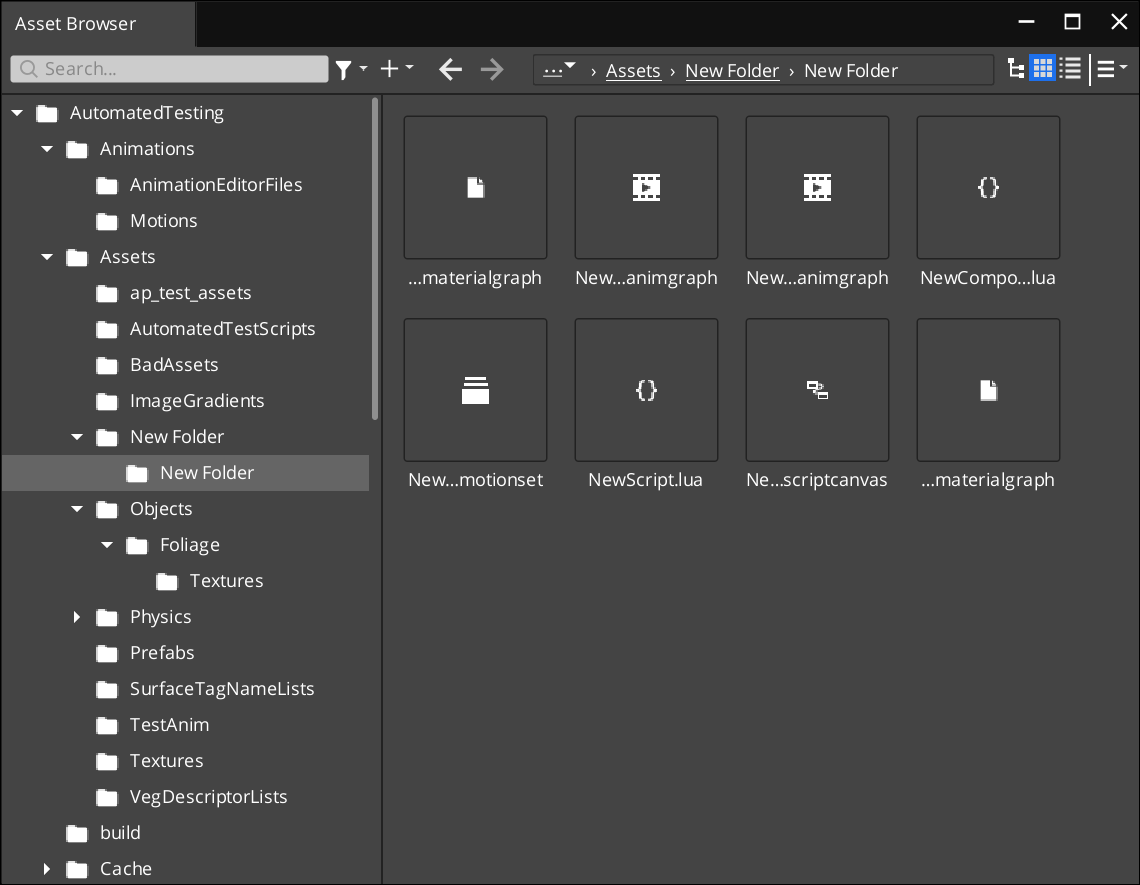 Asset Browser: Filenames in Thumbnail View are often truncated to the point they are ...