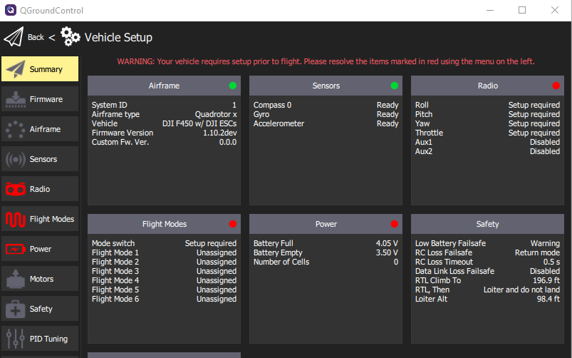 请问使用rc.txt 文件 连接到QGC 但是 Summary 不显示。 怎么解决？ · Issue #1 · LiuWhale/PX4-with-Simulink-Tutorial · GitHub