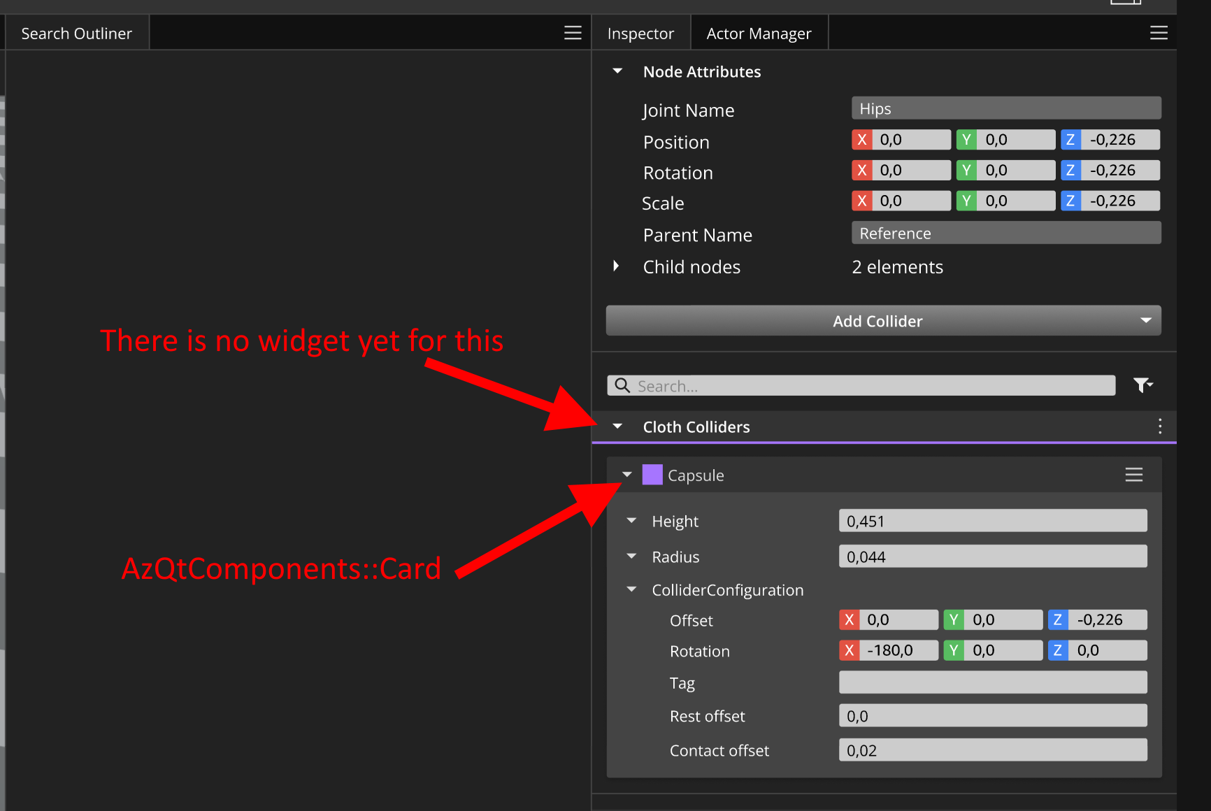 Create separator widget (No dependency) · Issue #10958 · o3de/o3de · GitHub