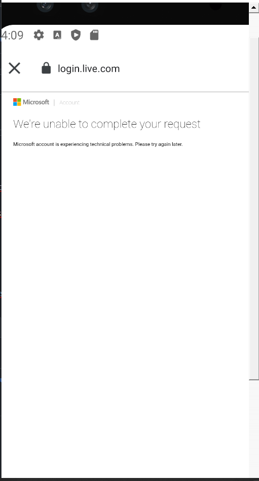 We Re Unable To Complete Your Request · Issue 154 · Vmurin React Native Azure Auth · Github