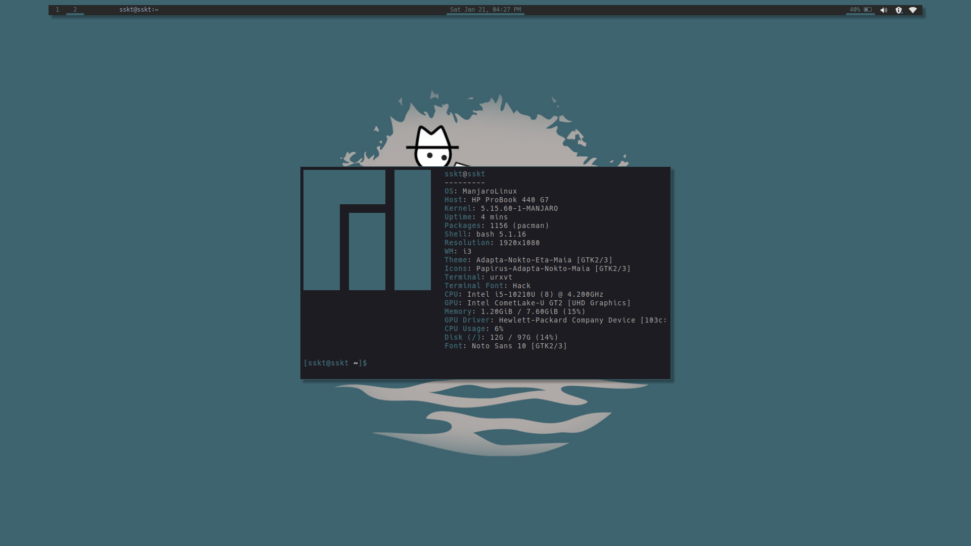 GitHub - SSKT7/i3polybar