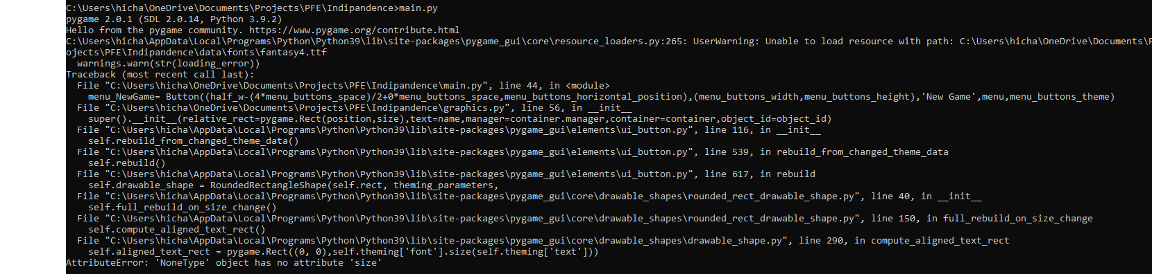 Attributeerror Nonetype Object Has No Attribute Size While Adding Image To Button In Json