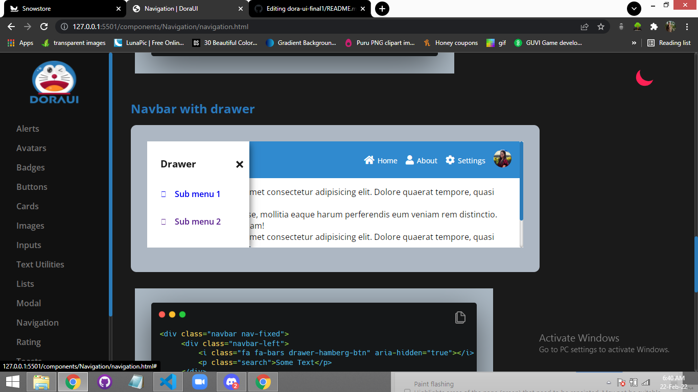 GitHub - simran61/doraUI-component-library: Dora-UI is a component library which helps user to ...