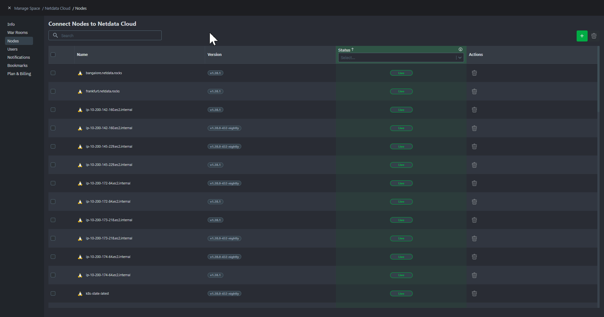 Bug In Column Header Filters Are Broken · Issue 801 · Netdatanetdata Cloud · Github