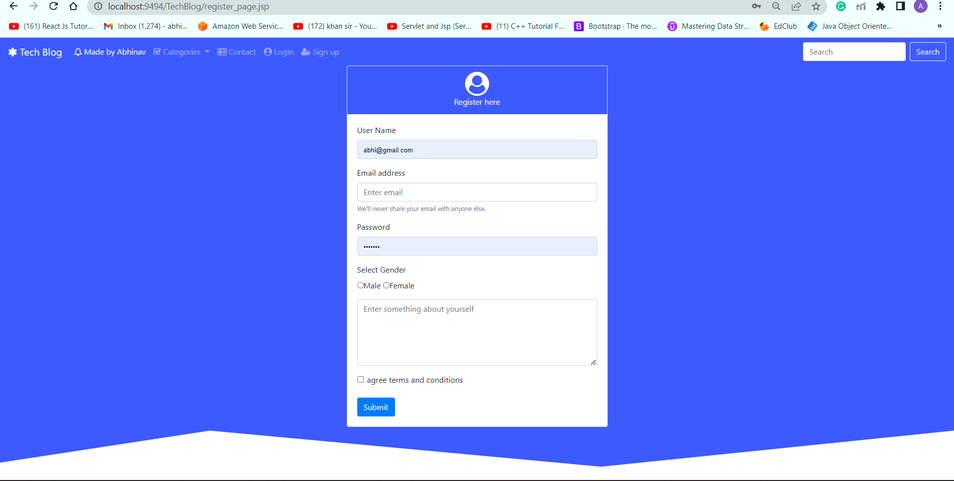 GitHub - abhinavgoyal12/TechBlog-master