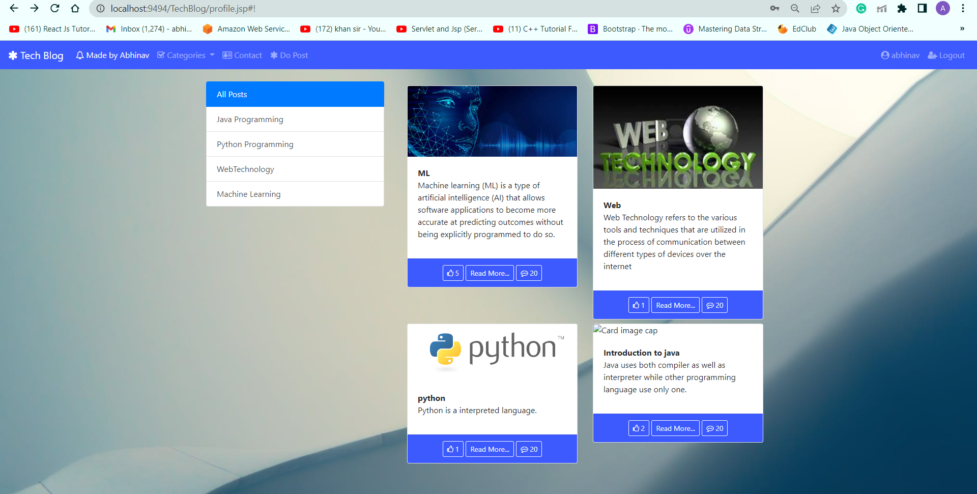 GitHub - abhinavgoyal12/TechBlog-master