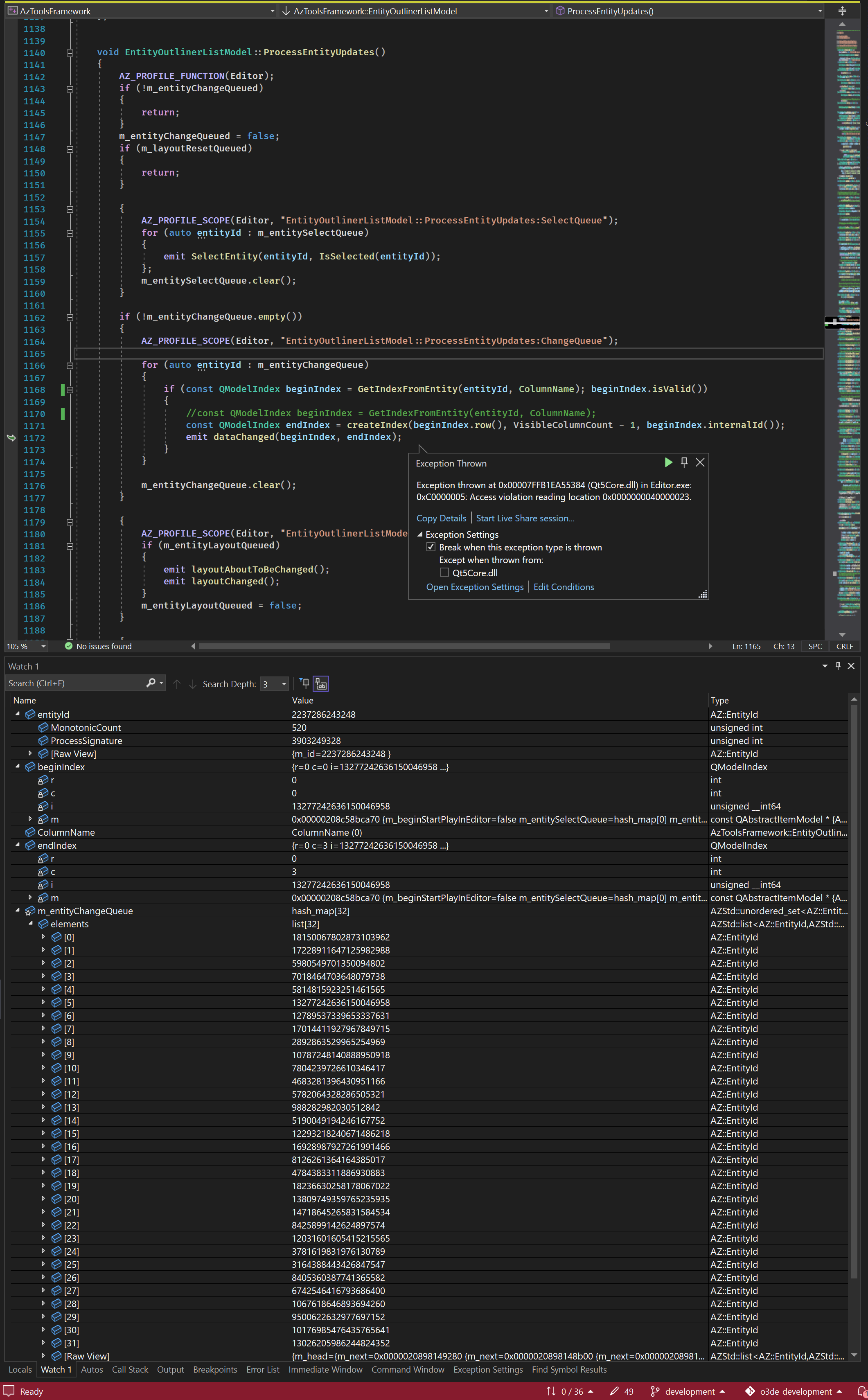 Crash On Esc Out Of Prefab Edit Mode · Issue 11741 · O3deo3de · Github 