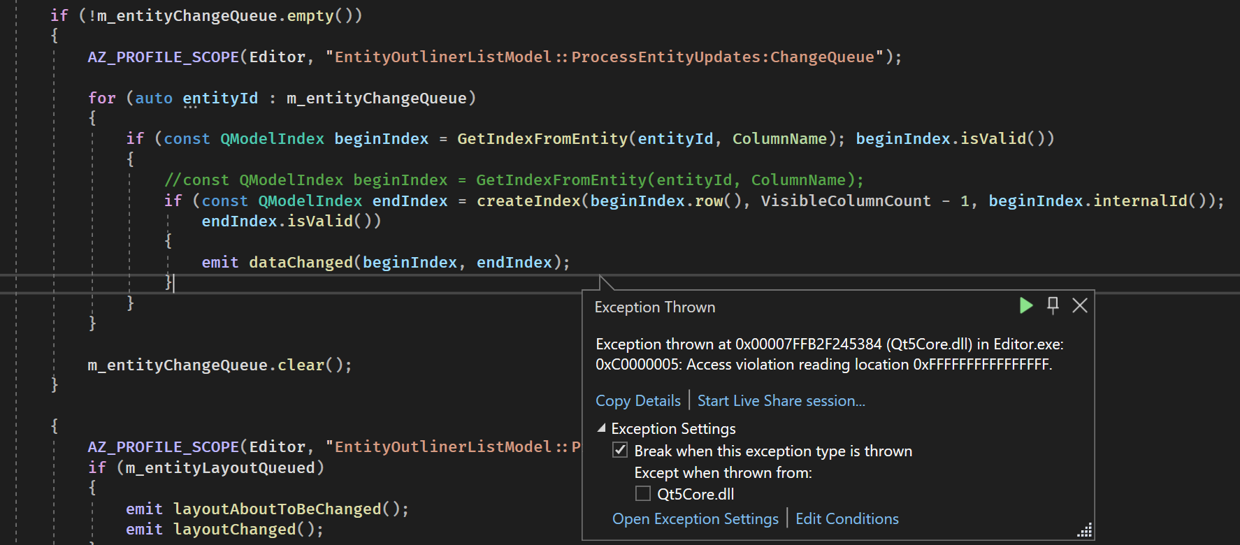 Crash On Esc Out Of Prefab Edit Mode · Issue 11741 · O3deo3de · Github 
