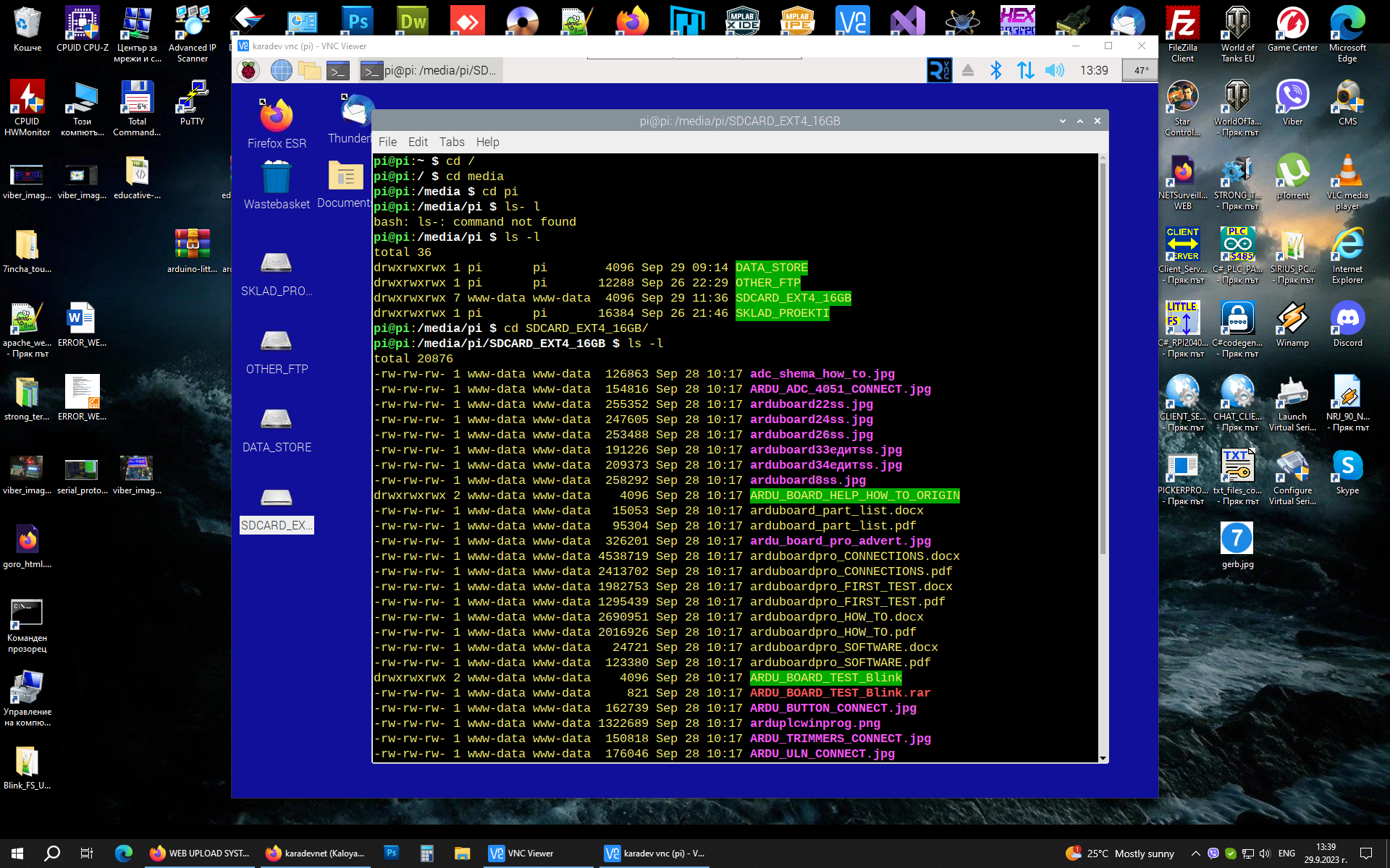 WEB UPLOAD SYSTEM WITH RASPBERRY PI 3B+ do not want to read / write to usb ssd drive and or ...