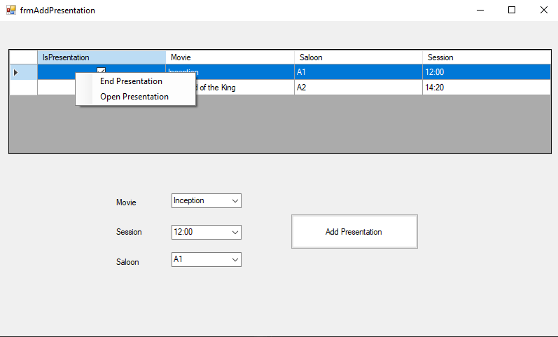 GitHub - cosarokan/CinemaManagementSystem: Cinema management system with entity framework in ...