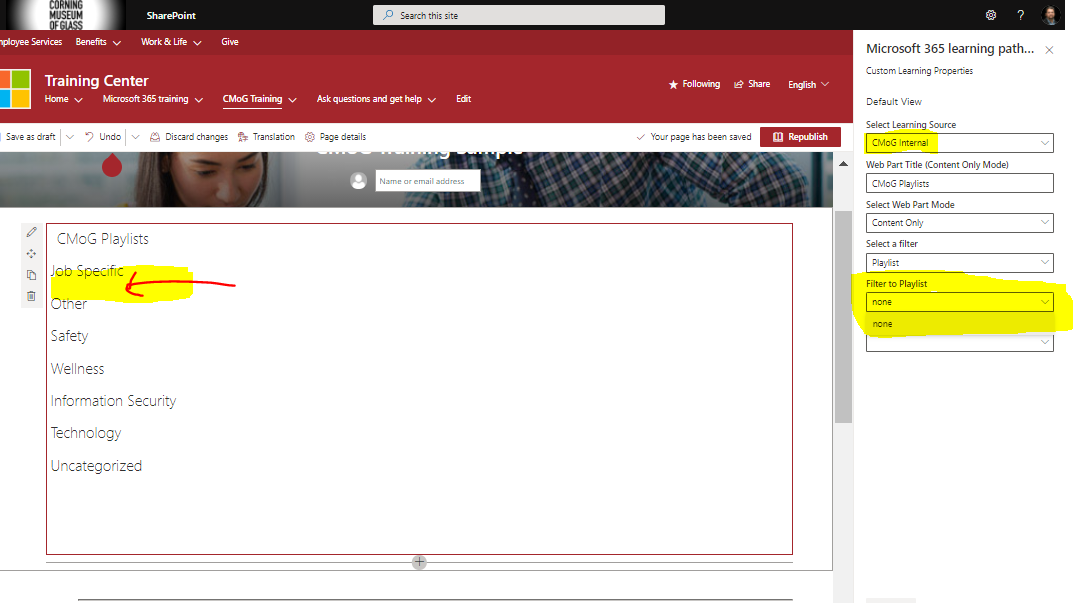 Viewer web part won't display playlists from custom content pack · Issue #505 · pnp/custom ...