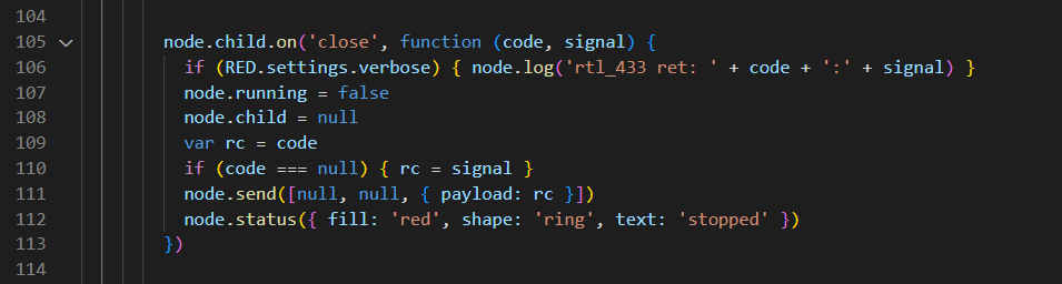 rtl_433 stopped node · Issue #22 · dayne/node-red-contrib-rtl_433 · GitHub