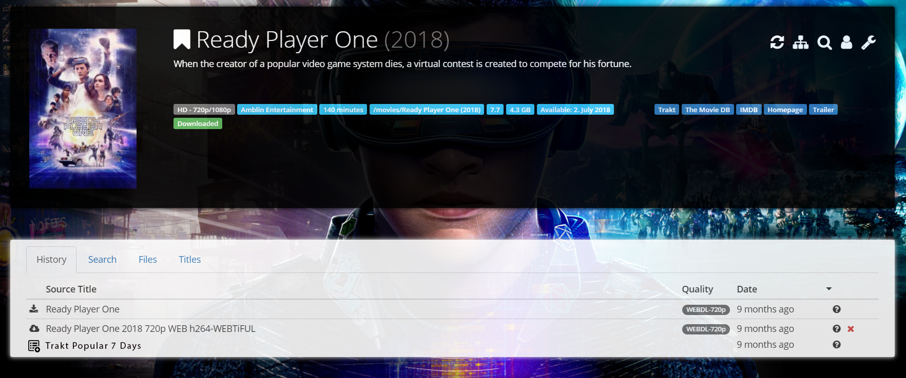 Info on which list a movie came from on its info page · Issue #3014 ...