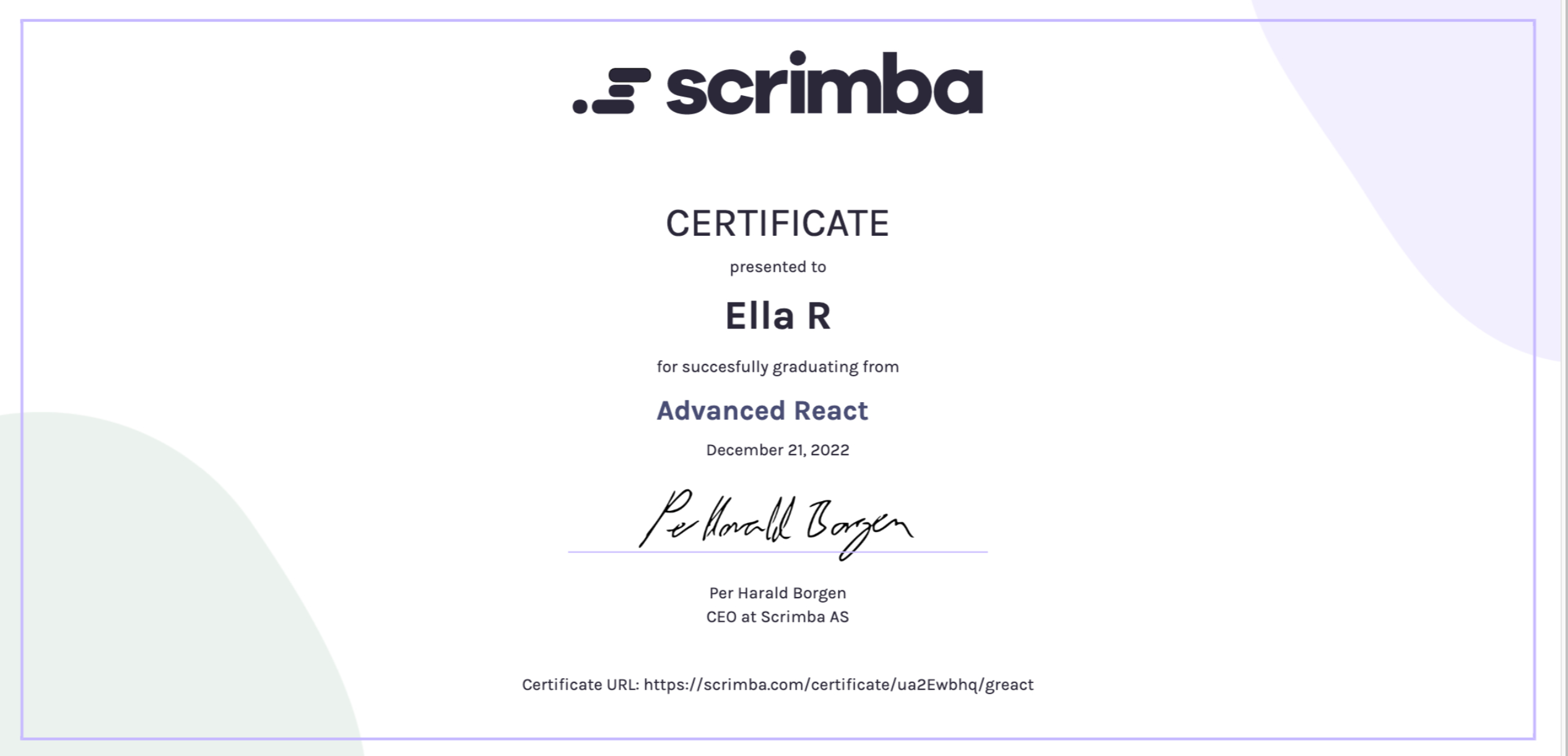 GitHub - frontendella/certificates: Certificates