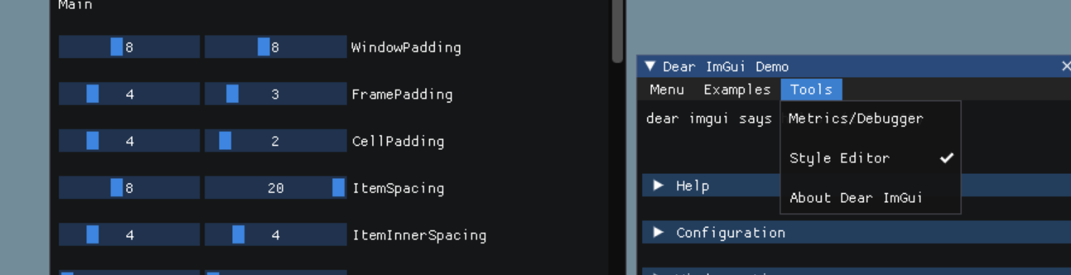 Changing padding for menu items? · Issue #4129 · ocornut/imgui · GitHub
