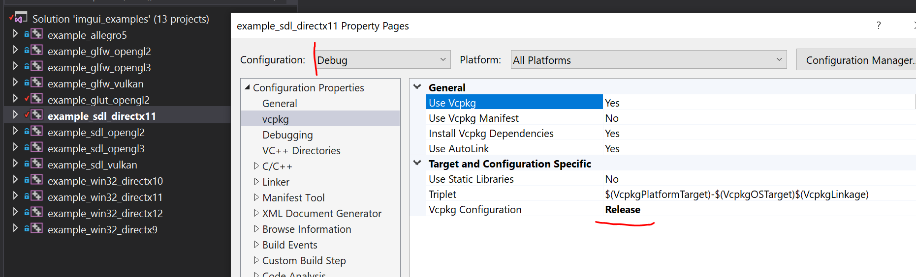 Vcpkg Configuration option in IDE doesn't work in VS2015 u3 (works in VS 2019) · Issue #18337 ...