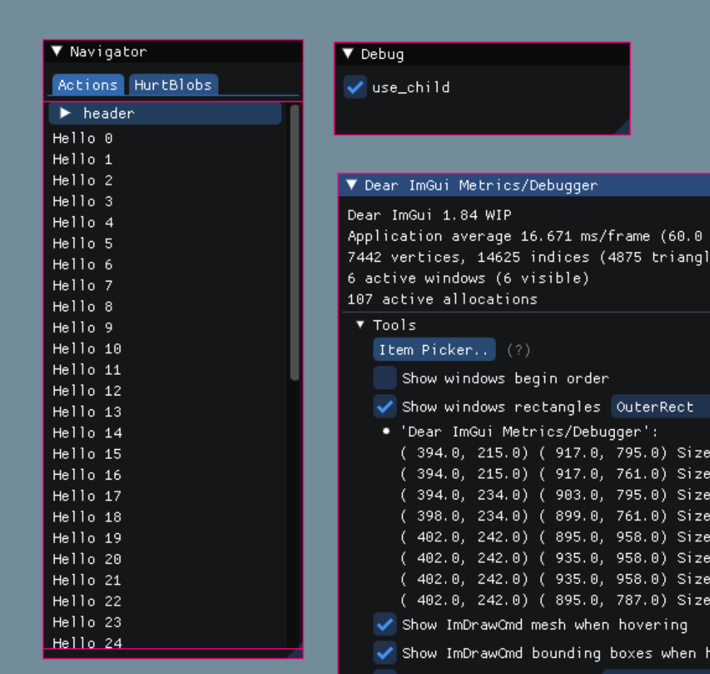 Create child window which fills parent window completely · Issue #3226 · ocornut/imgui · GitHub