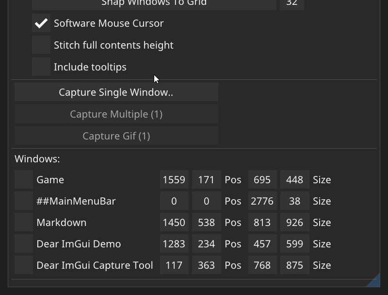 Listbox and ImGui::Selectable reacts to user input despite passing window flag ImGuiWindowFlags ...