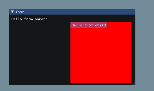 Move child window in a parent window with a click of a button. · Issue ...