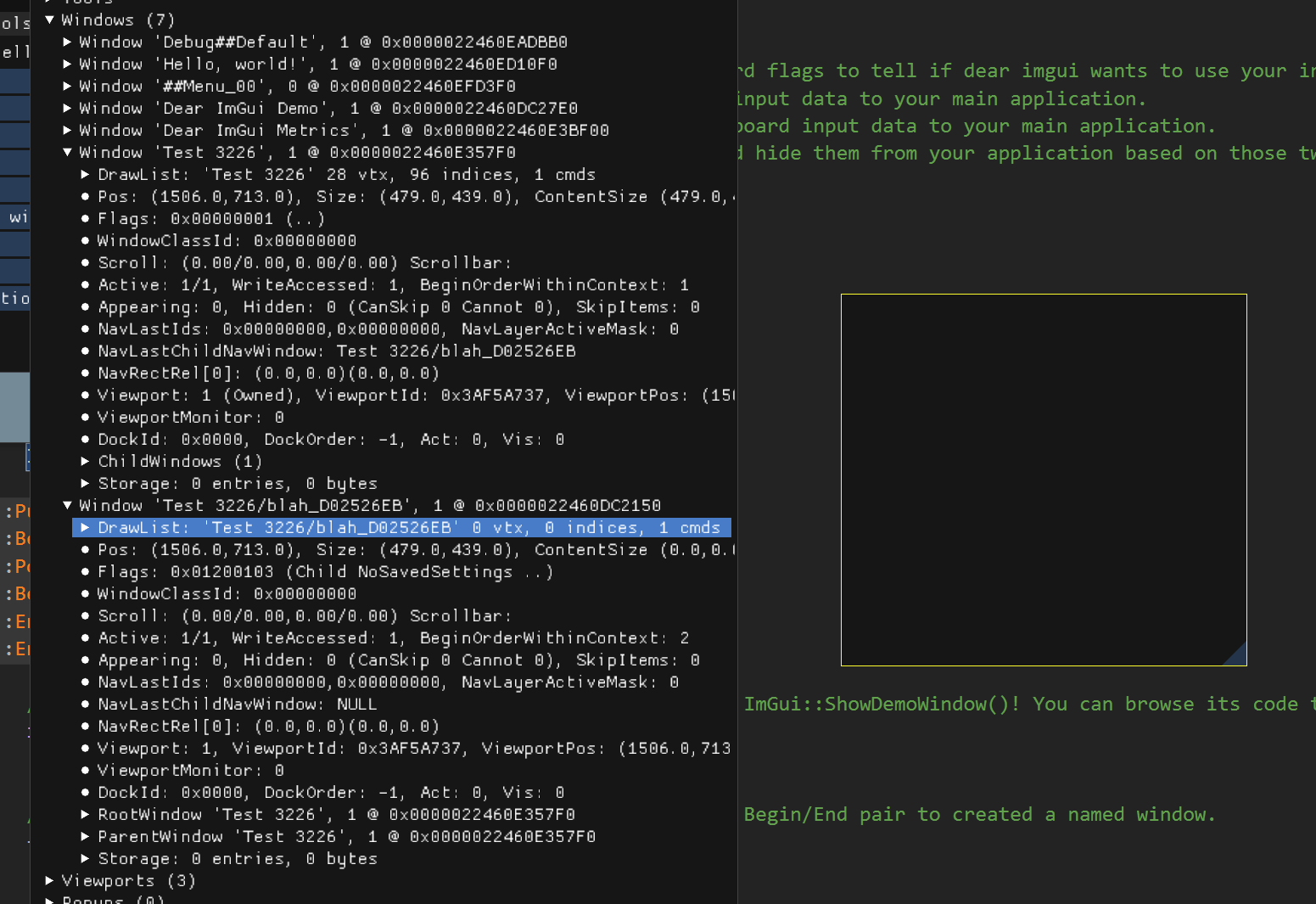 Create child window which fills parent window completely · Issue #3226 · ocornut/imgui · GitHub