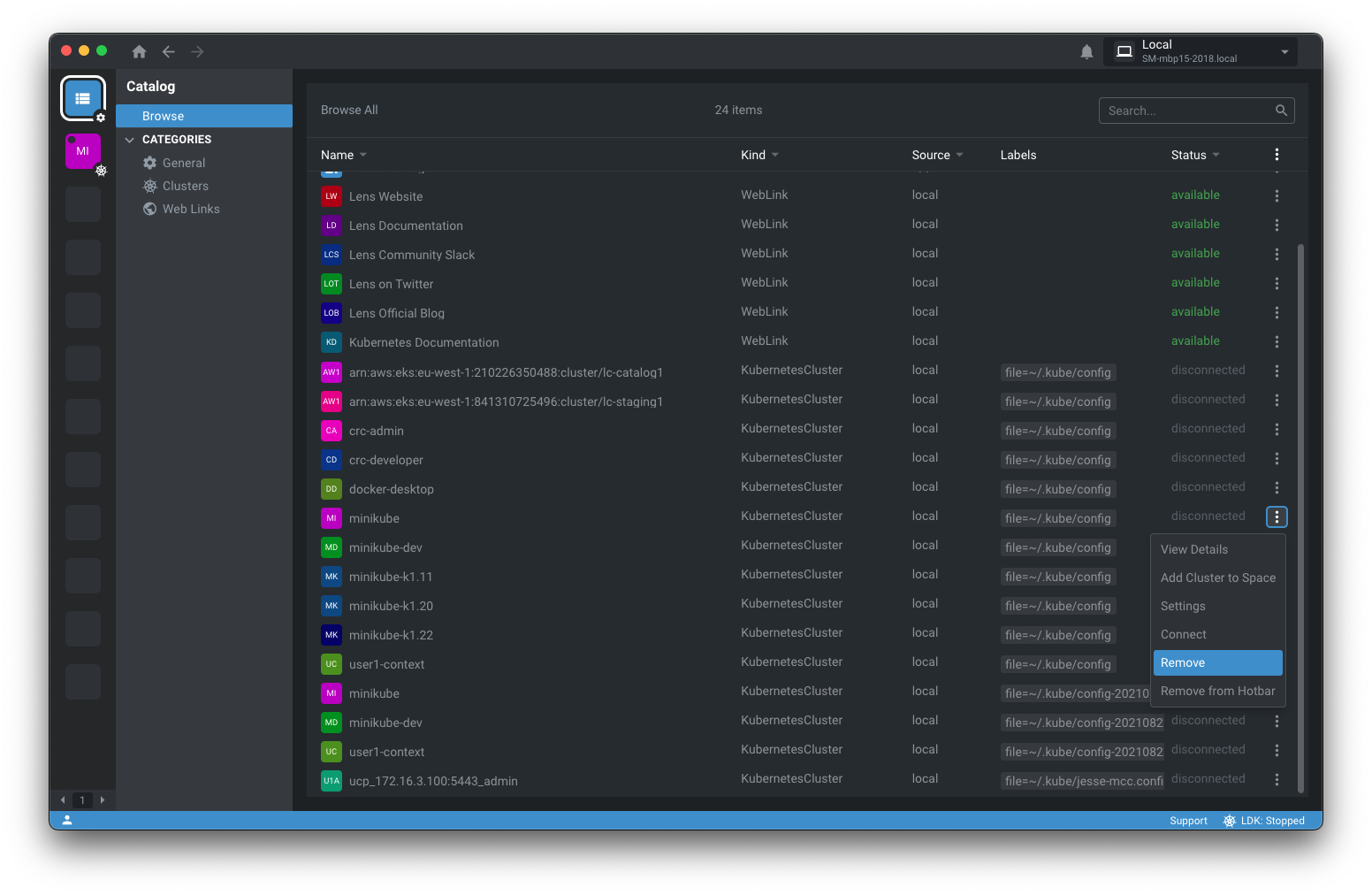Cluster Not Showing After Temporarily Removed It Issue 6485