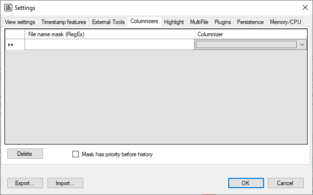 Set columnizer to "Default (single line)" by default? · Issue #128 · LogExperts/LogExpert · GitHub