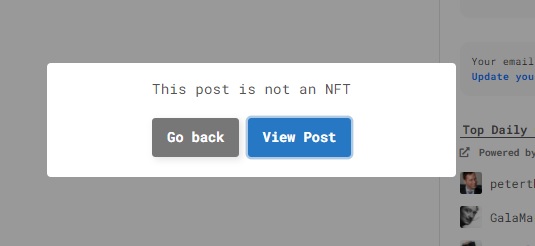 This Post is NOT an NFT "Typo" lol · Issue #349 · deso-protocol/frontend · GitHub