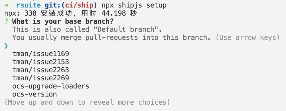 Setup Wizard Showing Incomplete Branch Names Issue 972 Algolia shipjs GitHub