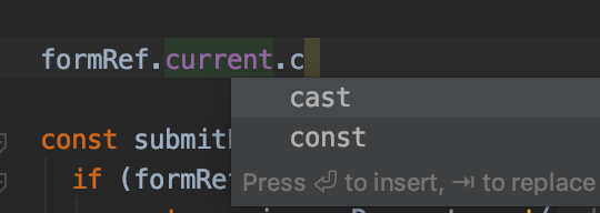 [Bug] Encounter TS2749 when using Form as generic in React.useRef ...