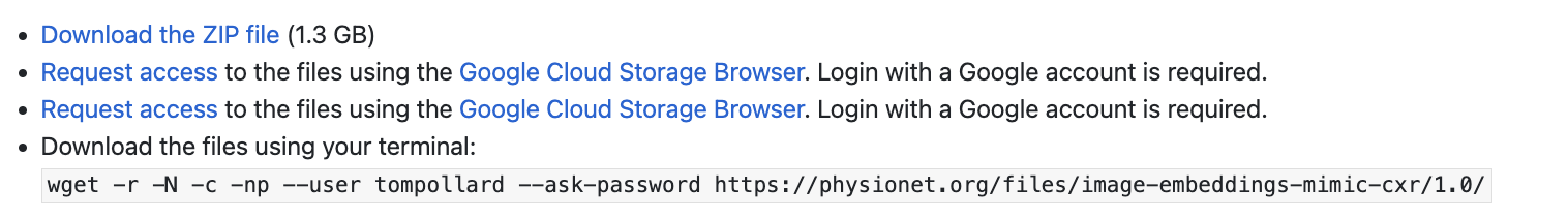 "Request access to the files using the Google Cloud Storage Browser" appears twice · Issue #1905 ...