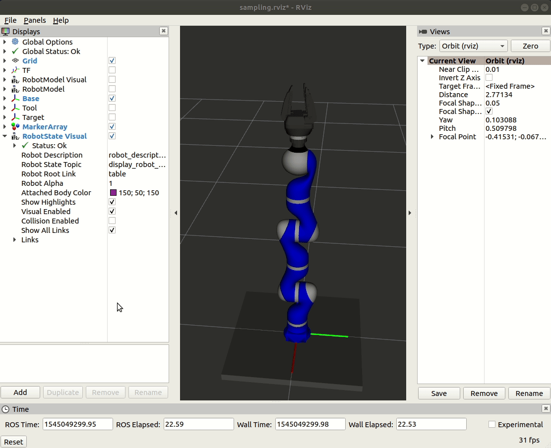 RobotState RVIz plugin only shows current state after de-/activating the plugin · Issue #1279 ...