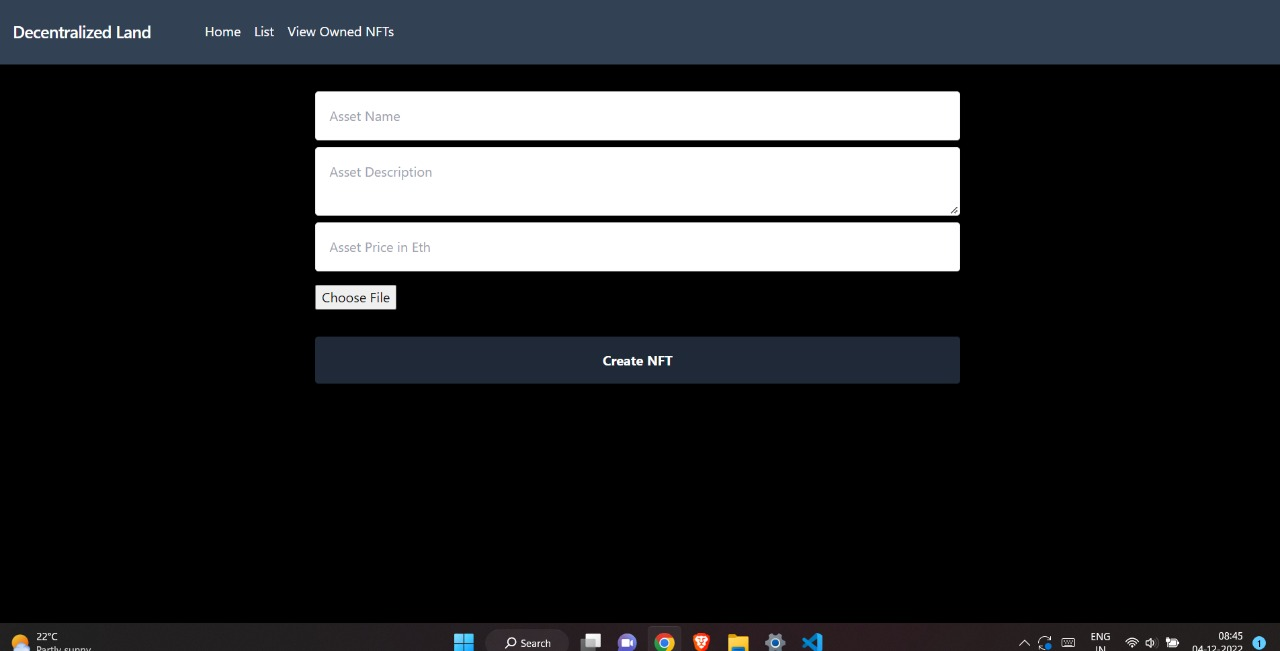 GitHub - surbhit14/DeCentraLand