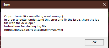 Unable to add a Video Wallpaper · Issue #467 · rocksdanister/lively ...