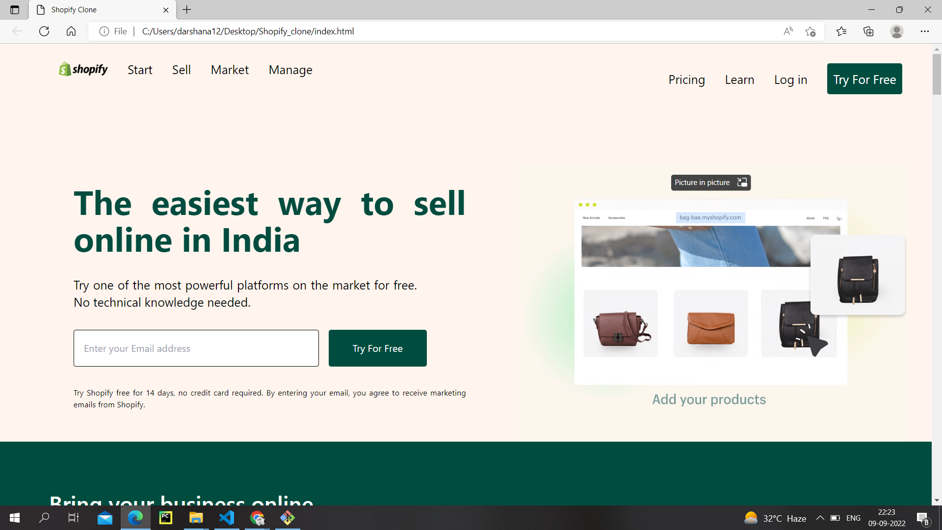 GitHub - Darshana9860/Shopify_Clone