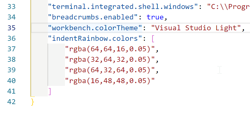 Light theme support · Issue #2 · oderwat/vscode-indent-rainbow · GitHub