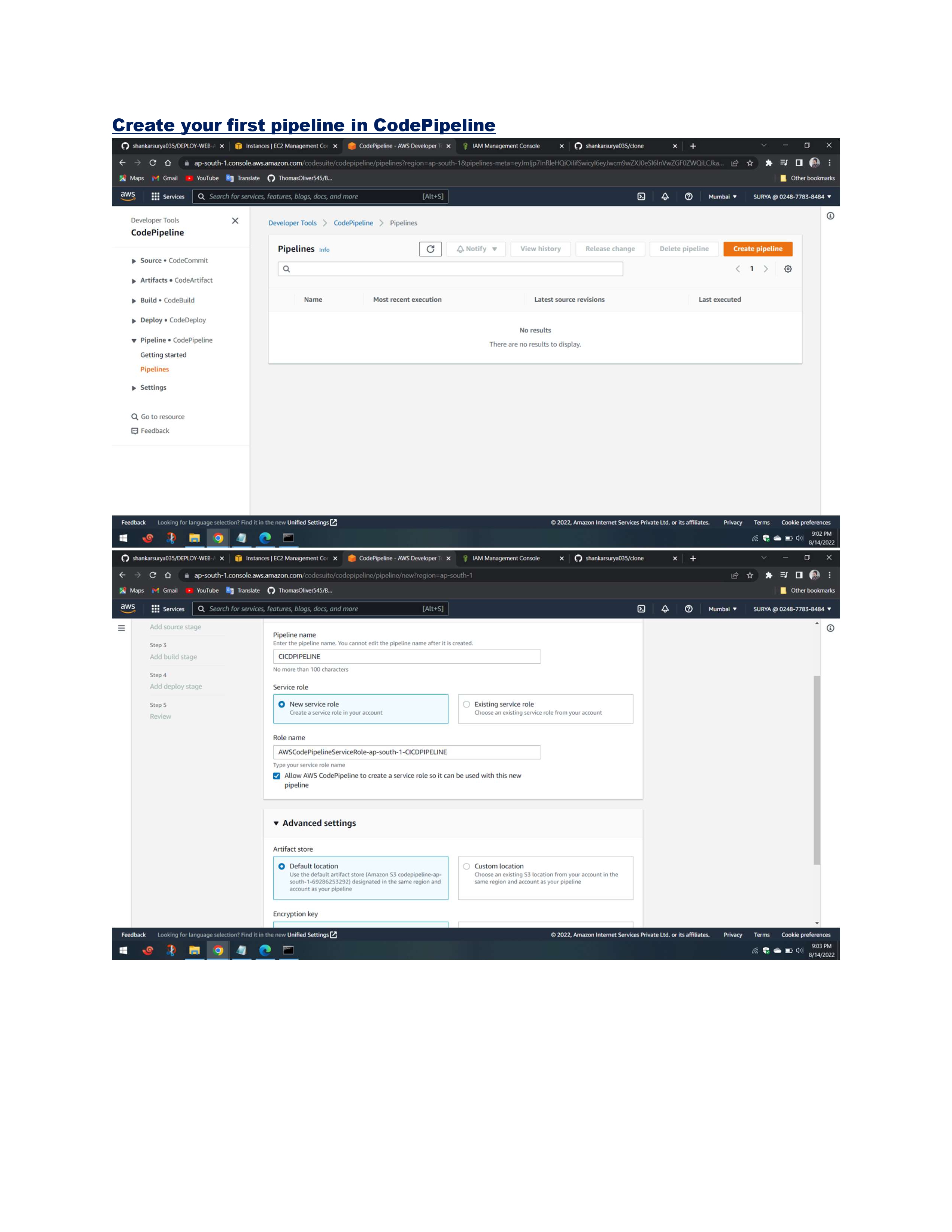 Github Shankarsurya035deploy Web App From Github To Ec2 Instance On Aws Using Codepipeline