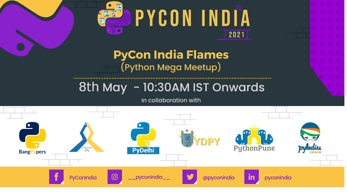 Create poster for pyflames · Issue #37 · pythonindia/inpycon2021-tasks · GitHub