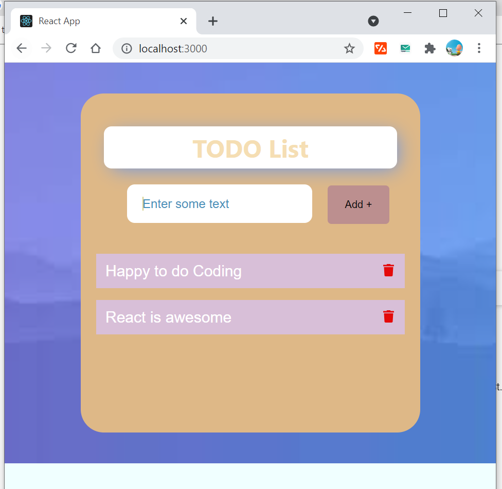 GitHub - saikrishnaKrish/TaskListReactApp: A todo TaskList developed in ...