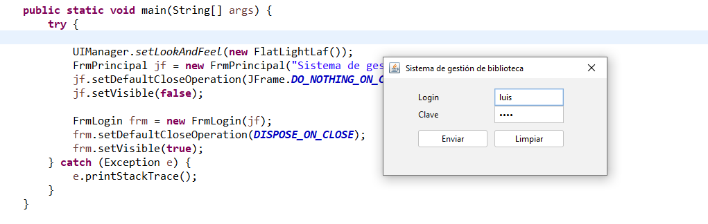 [Question] Is it possible to use Flat Light in a main JFrame and use ...