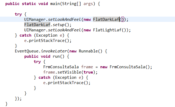 [Question] Is it possible to use Flat Light in a main JFrame and use ...