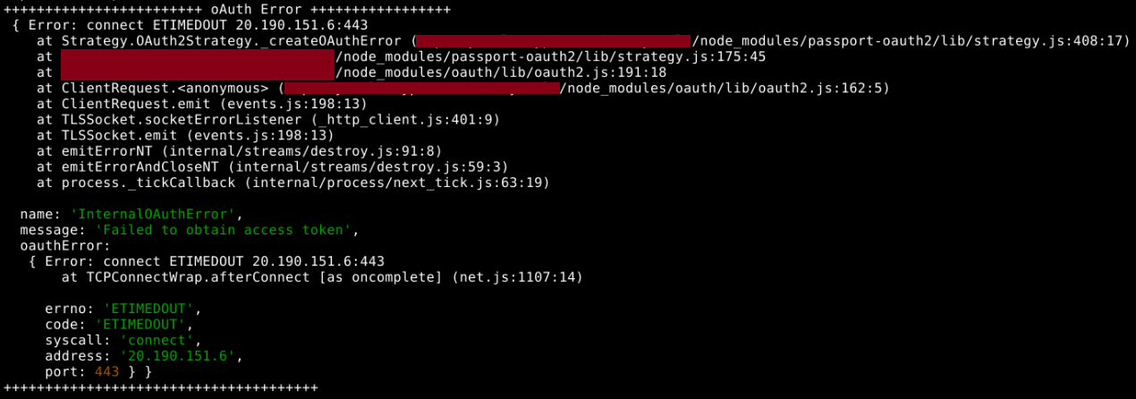 Getting Internal oAuth error. Immediate help is appreciated · Issue #23 · auth0/passport-azure ...