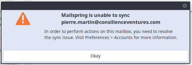IMAP Syncing Issues. · Issue #1693 · Foundry376/Mailspring · GitHub