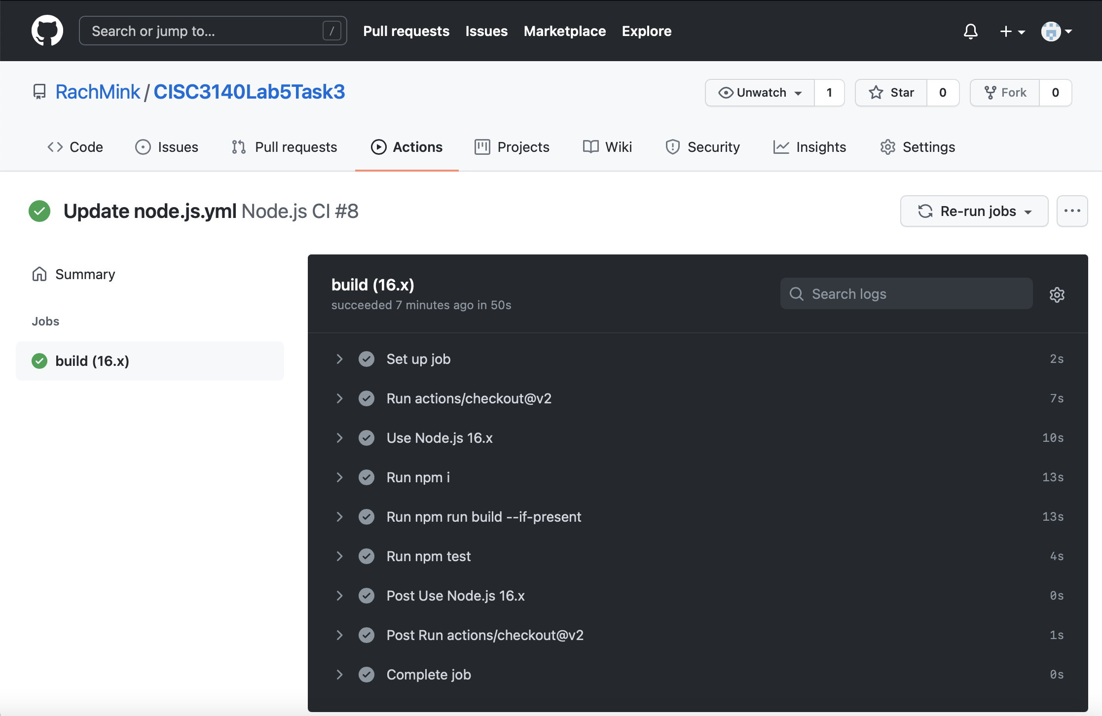 GitHub - RachMink/CI-CD-with-gitHub-actions: CI/CD with GitHub Actions