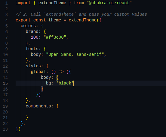 Chakra UI global styling not working for some reason. · chakra-ui chakra-ui · Discussion #8016 ...