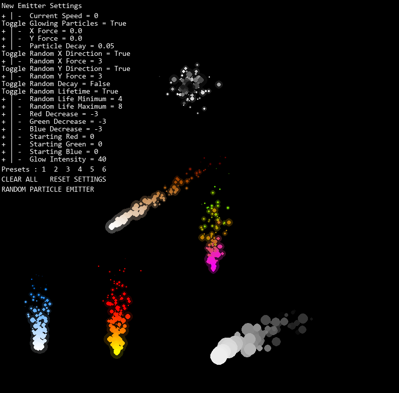 GitHub - AnthonyvW/Particle-Emitter: This is a 2D particle emitter ...