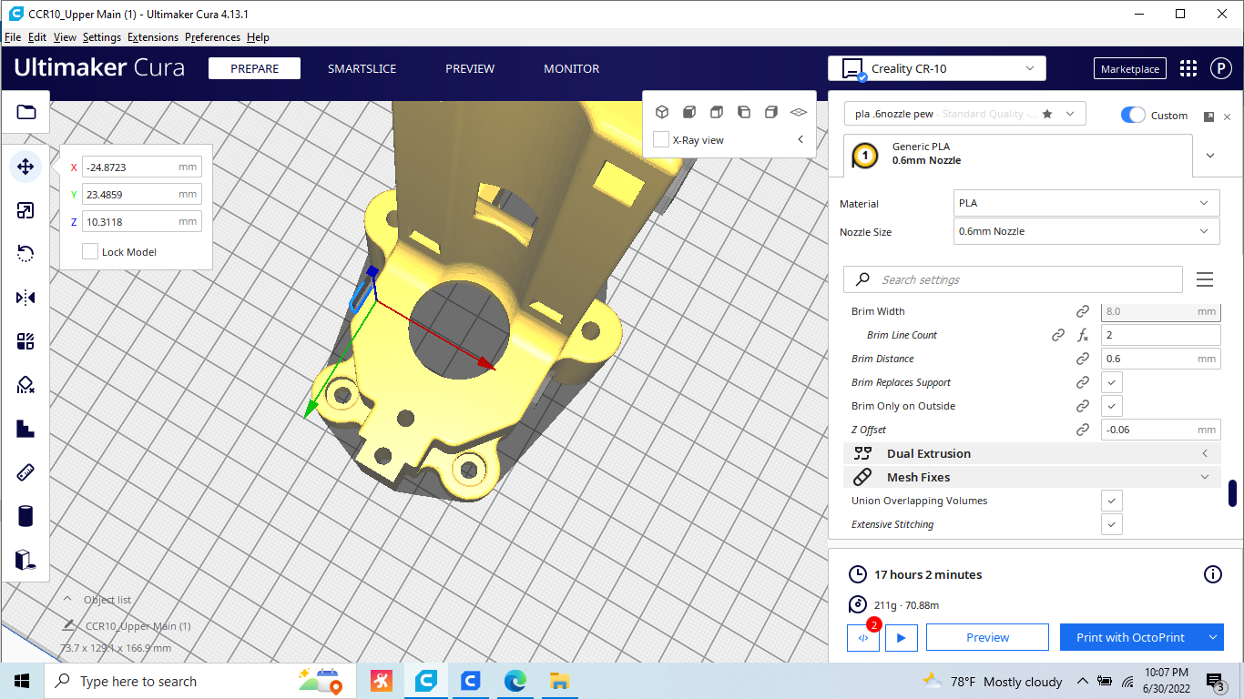 Slicing Issue · Issue 12649 · Ultimakercura · Github 
