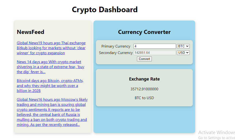 GitHub - areej-sultana1/Crypto-Dashboard: This dashboard will return ...